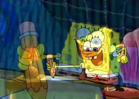 Spongebob Doing Homework