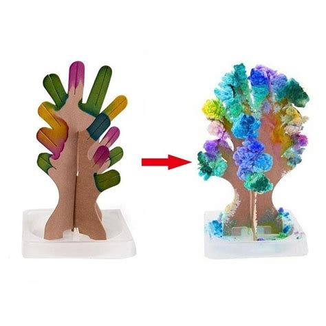 Magical Growing Paper Tree Funny Multicolor Trees Grandado