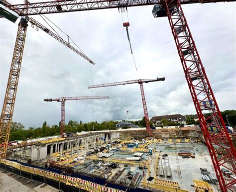 Assembly Of Precast Elements Of New Data Center In Frankfurt Is Gaining