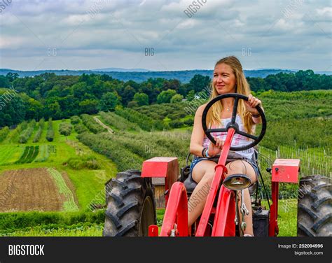 Beautiful Woman On Red Image And Photo Free Trial Bigstock