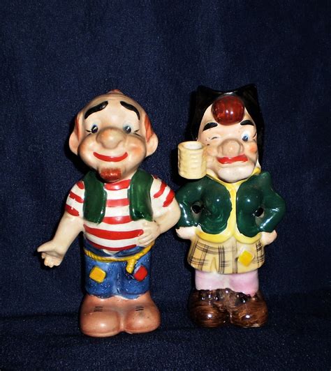 Vintage Lil Abner Mammy And Pappy Yokum Salt And Pepper Set Etsy