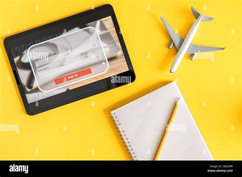 Login Box Username And Password Inputs On Virtual Digital Display