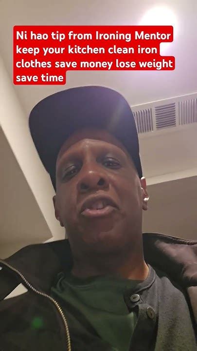 Ni Hao Tip From Ironing Mentor Keep Your Kitchen Clean Iron Clothes Save Money Lose Weight Save