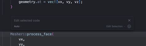 cursor inline edit