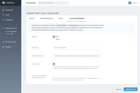 Generating Rss Or Json