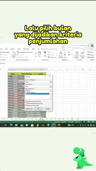 Jumlahin Kriteria Sat Settrickyexcel Tutorialexcel Tutorial