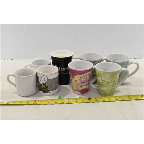 Assorted Coffee Mugs Bodnarus Auctioneering