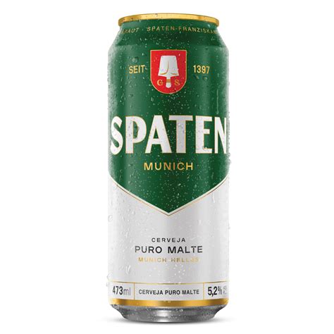 Cerveja Spaten Puro Malte Lata Std 473ml