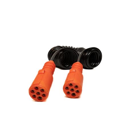 Brigade Coiled 7 Pin Orange Suzi Lead Sc 7 Fleet Witness Shop