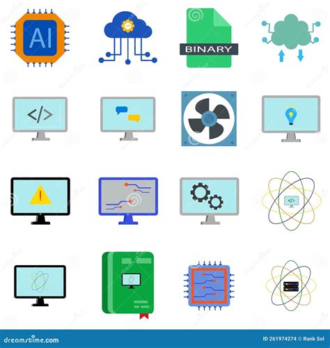 Computer Science Which Can Easily Modify Or Edit Stock Vector Illustration Of Drive Computer