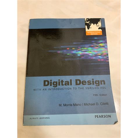 【二手書】digital design with an introduction to the verilog hdl 蝦皮購物