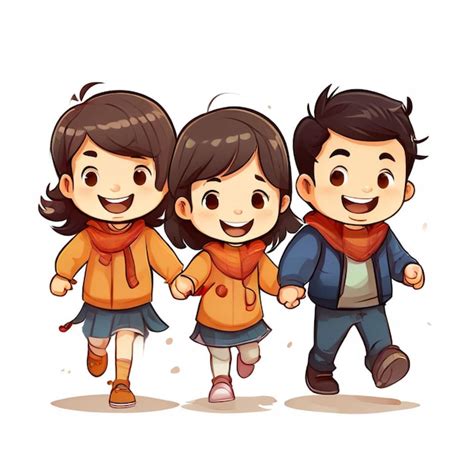 Padres Con Sus Hijos Imagen Premium Generada Con Ia