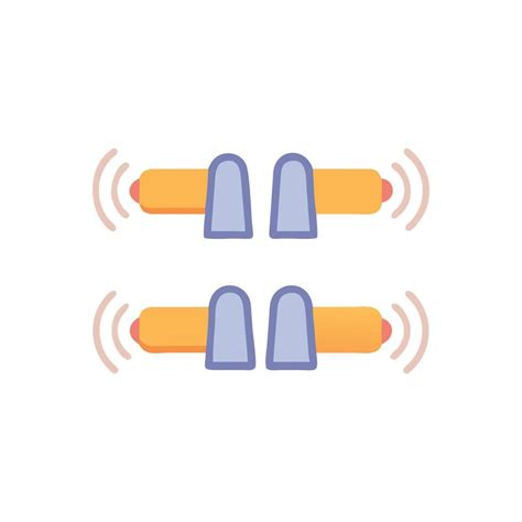 Dynamic Noise Filtering Earplugs Illustration 57243032 Vector Art At Vecteezy
