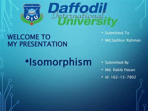 Isomorphism Graph Pptx