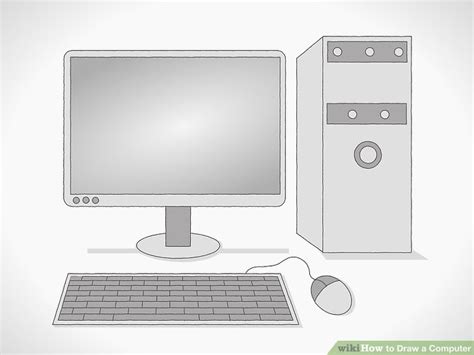 4 Ways To Draw A Computer WikiHow