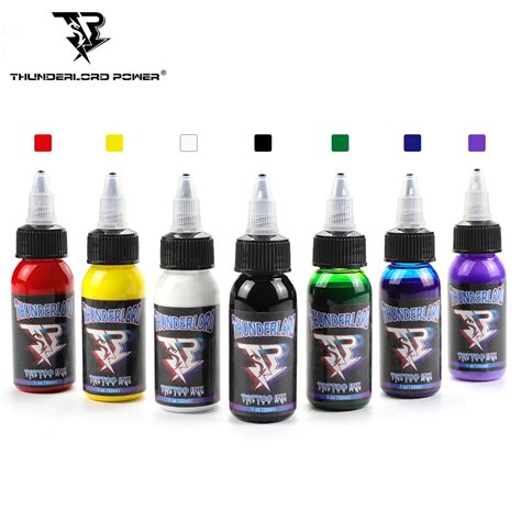 타투잉크 30ml 7 색 혼합 문신 잉크 영구 메이크업 문신 페인트 바디 아트 천연 식물 영구 안료 문신 잉크 세트 용품 핸드폰닷컴