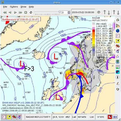 Screenshot From The Meteorological Visualization Tool Diana Download Scientific Diagram