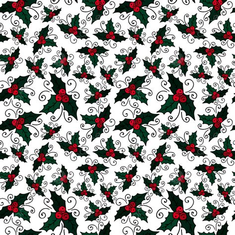 겨우살이와 크리스마스 원활한 패턴 미술 겨우살이 빛 배경 일러스트 및 사진 무료 다운로드 Pngtree