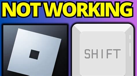 fix shift lock not working on roblox full guide youtube