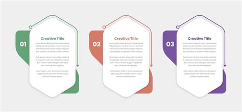 Premium Vector Business Infographic Text Presentation Template In Polygonal Shape With Arrow