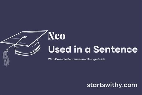 Neo In A Sentence Examples 21 Ways To Use Neo