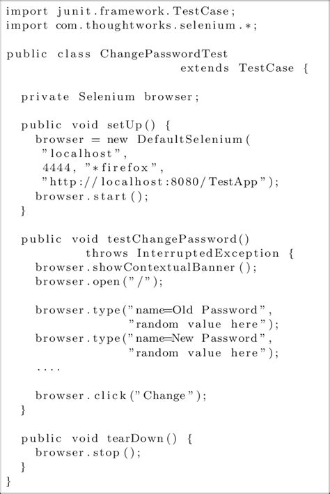 Selenium Code Translated From The Scenario Specification Download