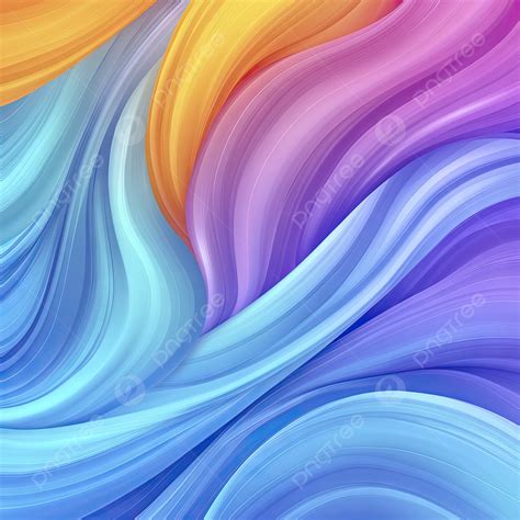 Abstract Background With Colorful Waves Digital Art Flowing Lines Vibrant Colors Detailed