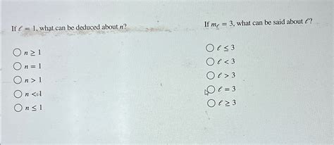 Solved If L1 ﻿what Can Be Deduced About Nif Ml3 ﻿what