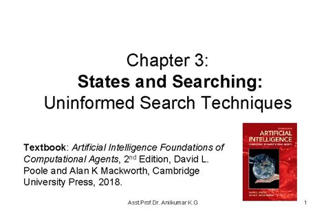 Chapter 3 States And Searching Uninformed Search Techniques