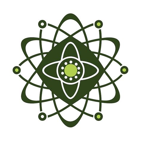 Technology Concept Flat Vector Style Illustration Featuring Quantum Computing Design Elements