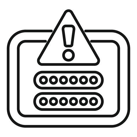 Warning System Showing Server Error Message With Exclamation Mark