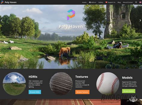商用ok完全無料のhdri（high Dynamic Range Images）を無料で配布サイトpoly Havenから、実際にhdriを