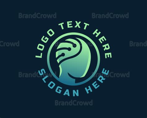 Cyber Tech Mind Logo Brandcrowd Logo Maker