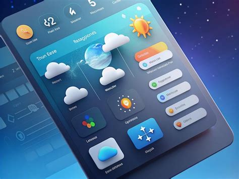 Personalized Product Suggestions Dynamic Weather Widget Premium Ai Generated Image