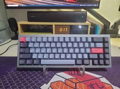 Qwertykeys QK65 R2 Gray Black Custom Mechanical Keyboard Kit Computers Tech Parts