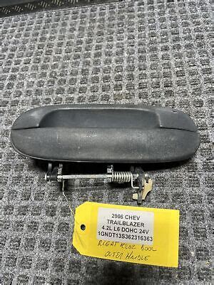 2002 2006 Chevrolet Trailblazer Door Handle Exterior Outer Rear Right