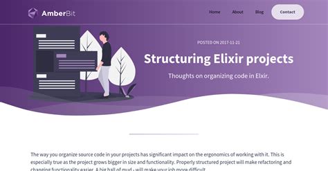 structuring elixir projects amberbit sp z o o
