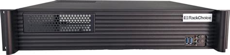 Microatx 2u Rackmount Server Chassis Short Depth 1x525 Front 4x35