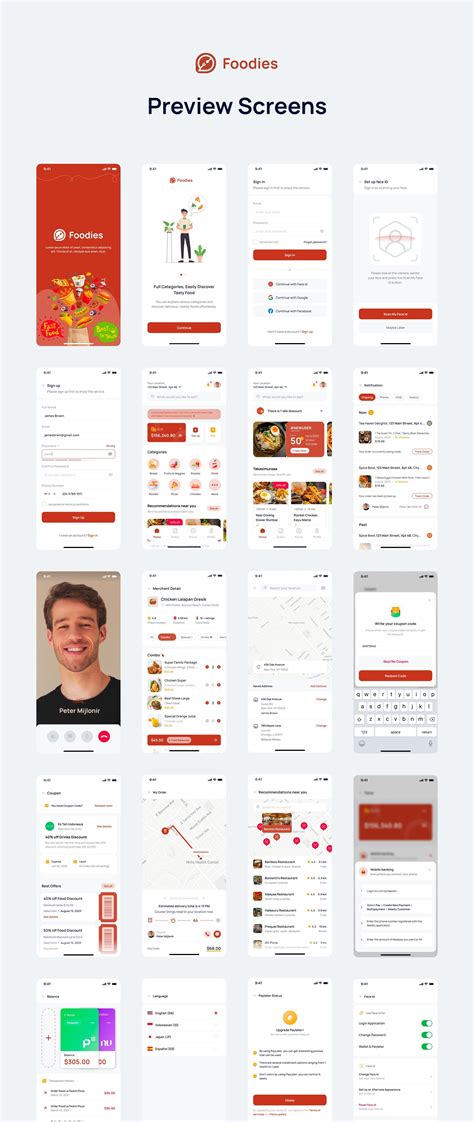 Foodies Food Delivery Mobile App Ui Kit — Ui Kits On Ui8 In 2025