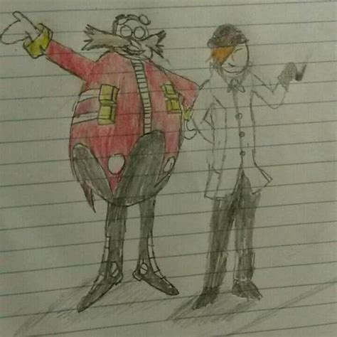Eggman And Roman Partners In Crime Drawn By Me From A Year Ago Rrwby