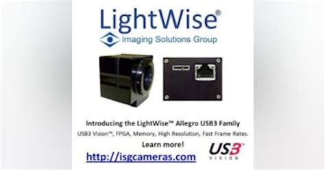 Usb3 Camera From Imaging Solutions Group Features Truesense Imaging Ccd Sensors Vision Systems