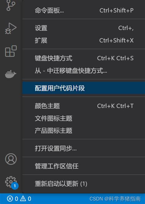 前端必学：vscode创建用户代码片段最高效快捷的方式！五分钟搞定！vscode新建代码片段 Csdn博客