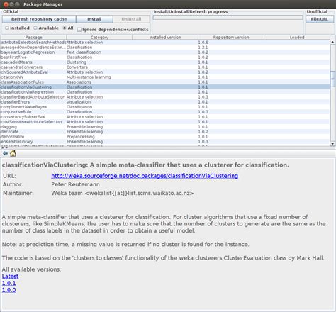 Trainable Weka Segmentation How To Install New Classifiers ImageJ