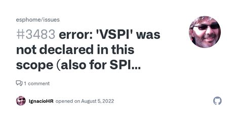 Error Vspi Was Not Declared In This Scope Also For Spi Integration