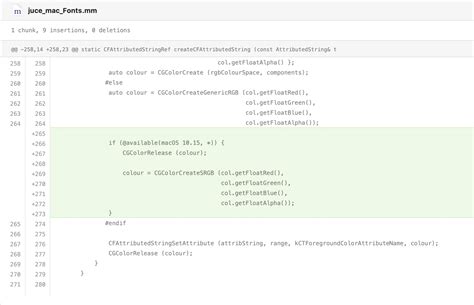 Bug Macos Juceattributedstring Colour Drawing Issue Macosx And