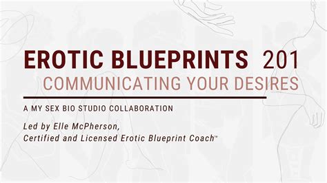 Erotic Blueprints Communicating Your Desires Class — My Sexual Biography