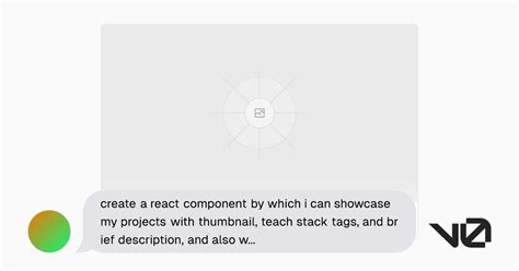 create a react component by which i can showcase my projects with