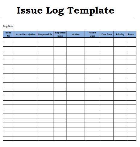 It Issue Report Template TEMPLATES EXAMPLE TEMPLATES EXAMPLE