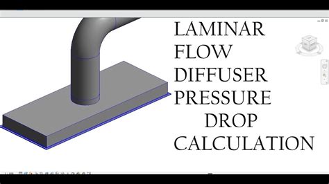 Laminar Flow Diffuser Pressure Drop Calculation Youtube