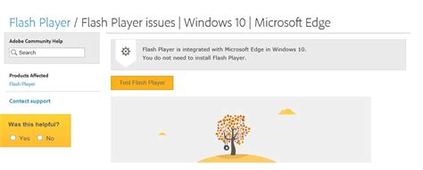 microsoft edgeにはflashplayerがない！？実はデフォルトで入ってます